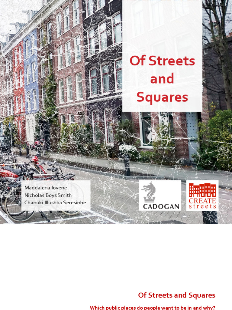 Public Preferences for Streets and Squares | PDF | Space | Evidence