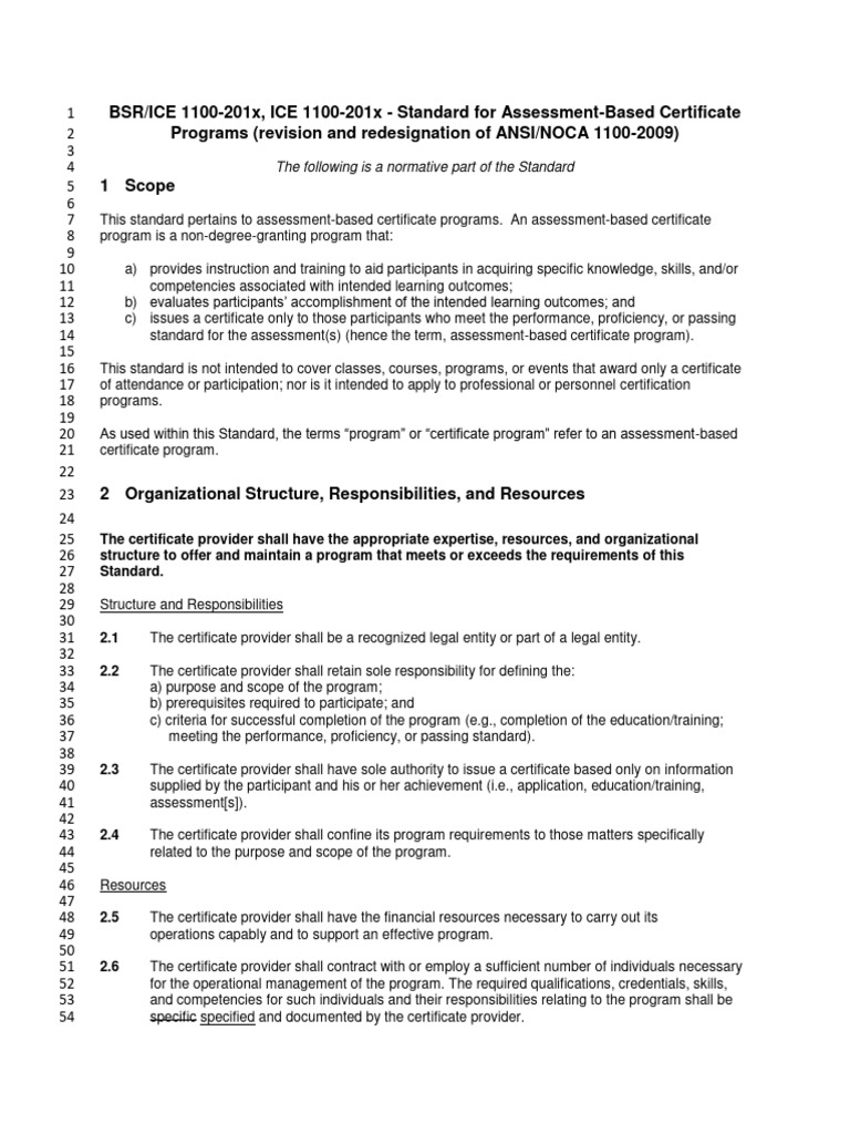 ACAP ICE 1100 Second Public Review - Edits Incorporated | PDF ...