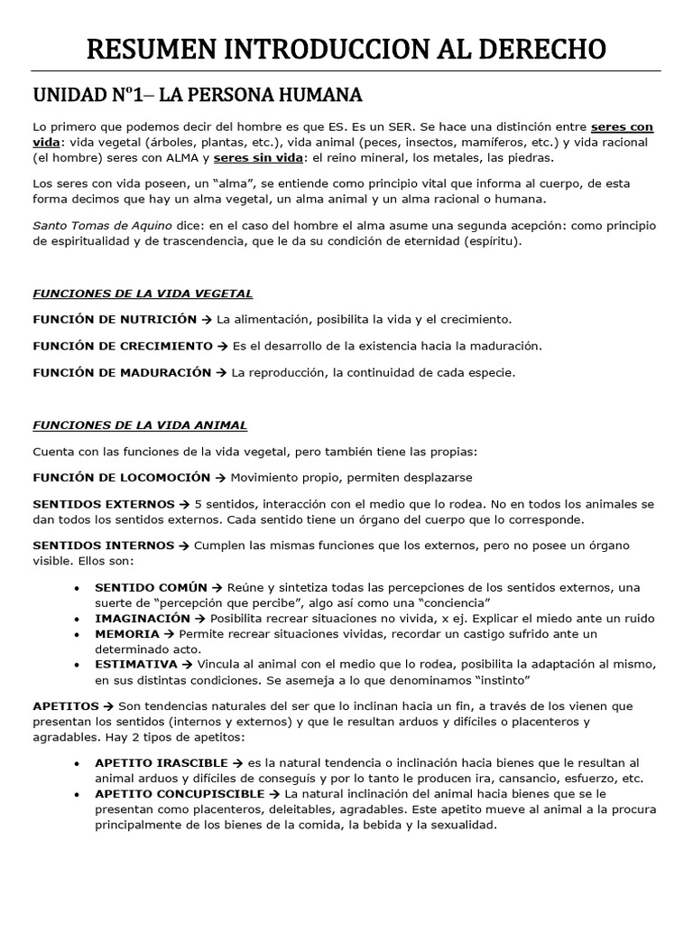 RESUMEN INTRODUCCION AL DERECHO - Pao | Descargar gratis PDF | Derecho penal | Justicia