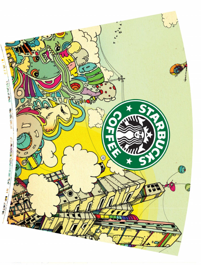 starbucks make your own 16oz template | PDF