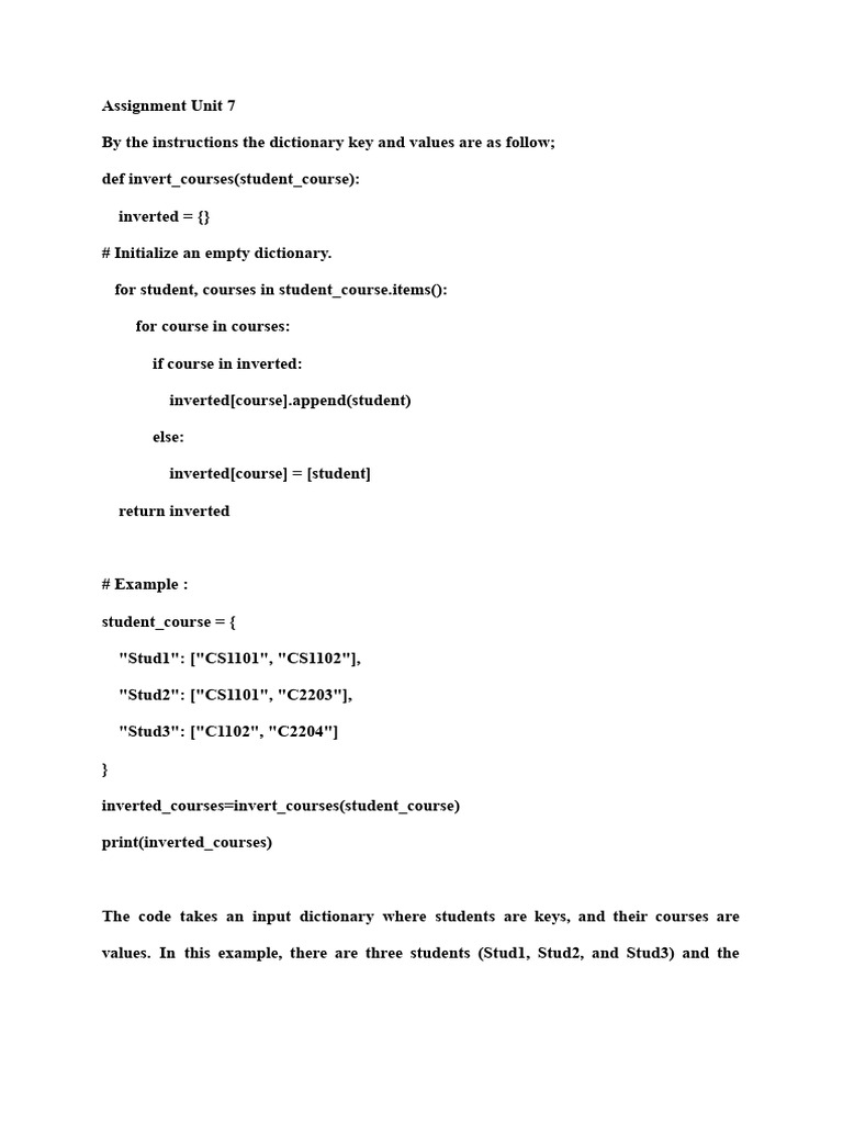 UoPeople CS 1101 Assignment Unit 7 | PDF | Teaching Methods & Materials | Technology & Engineering