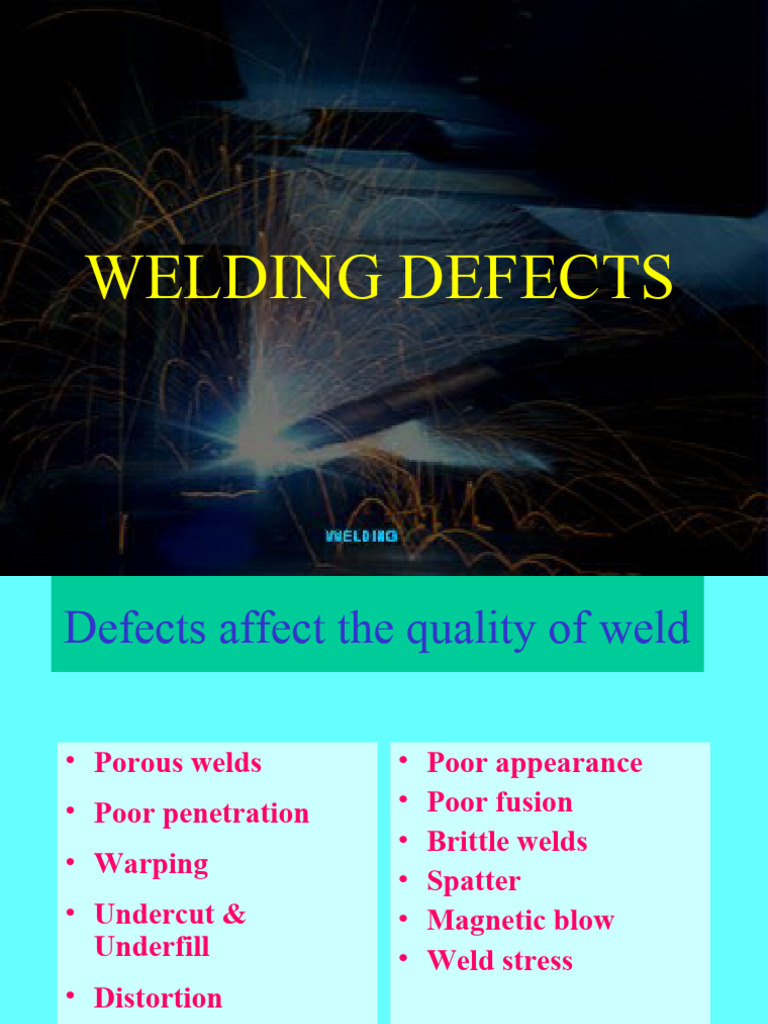 Welding Defects | PDF | Construction | Welding