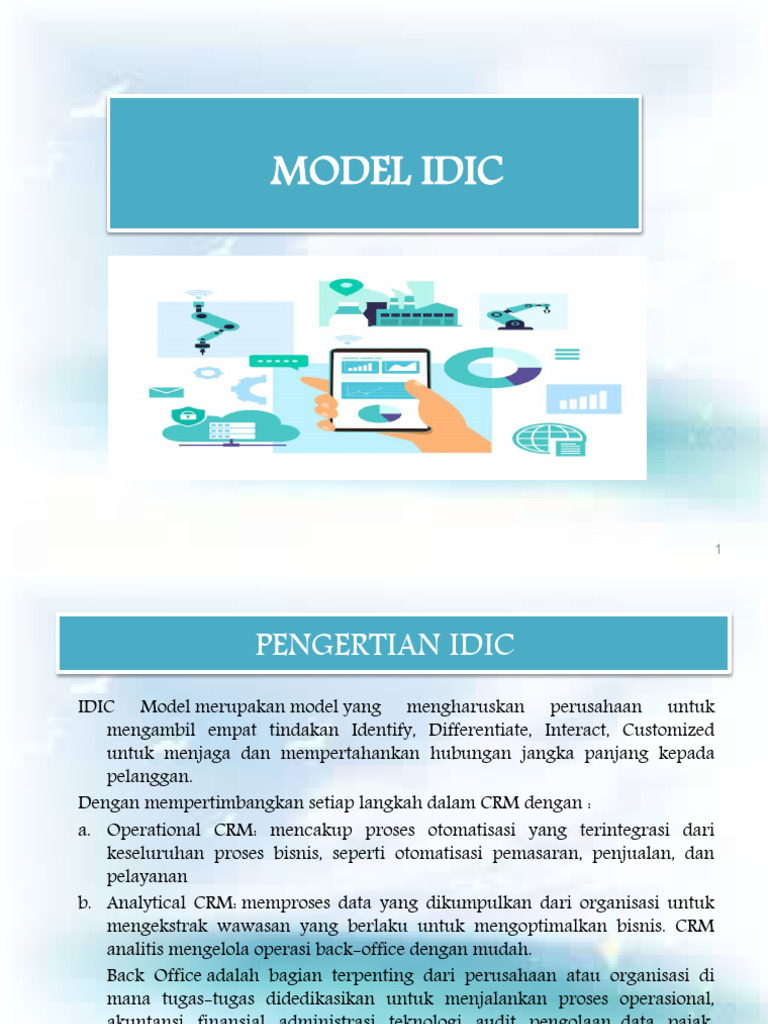 Model Idic | PDF | Bisnis | Pengelolaan Keuangan & Uang