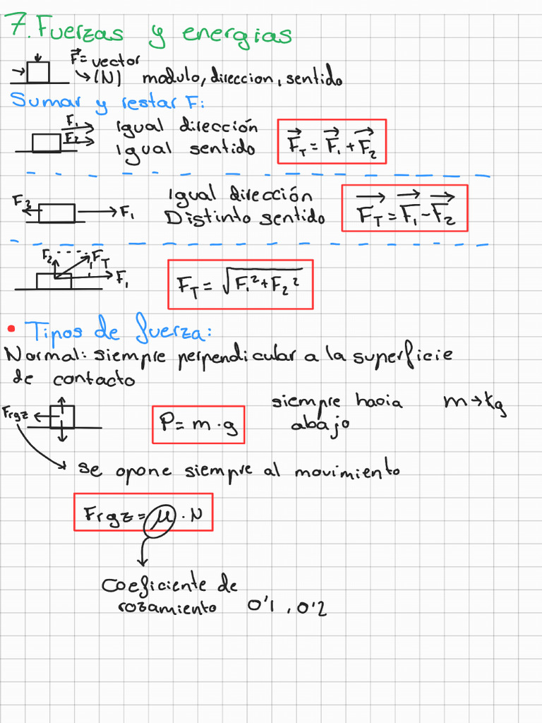 Tema7 Fuerzas y Energía - 230610 - 222411 | PDF