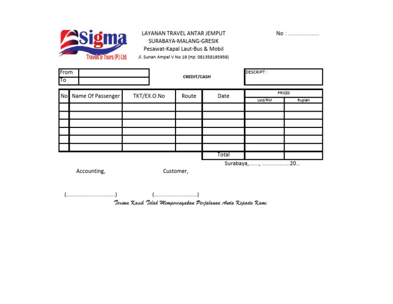 Nota Travel | PDF