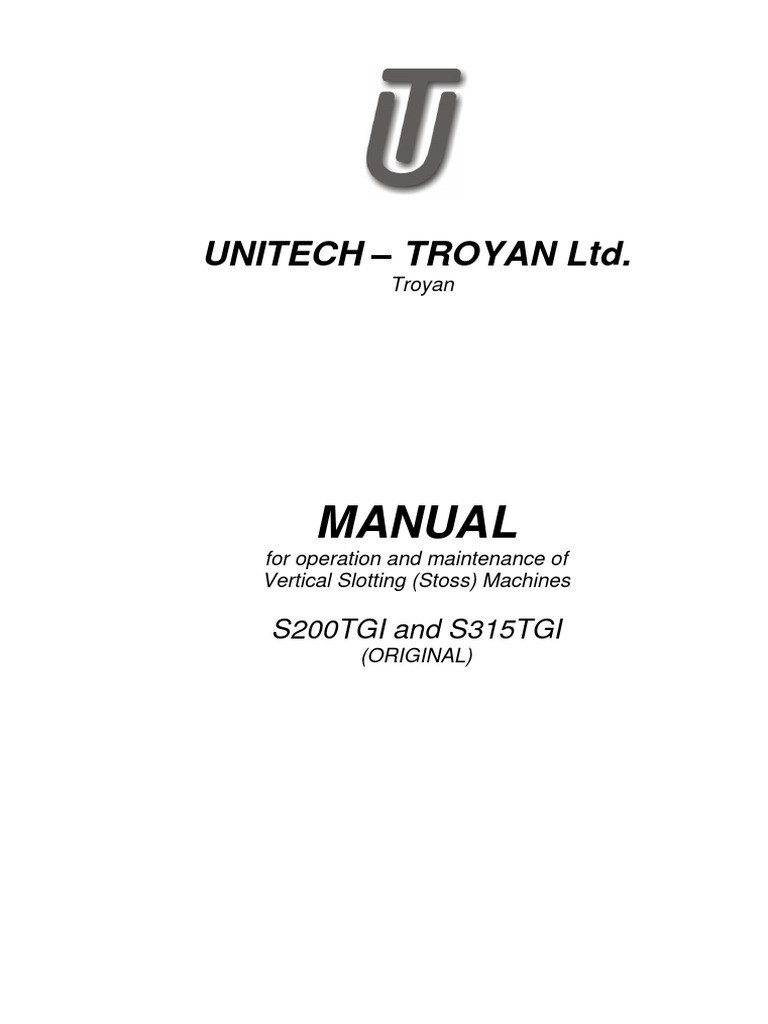 Manual Vsm En Pdf Mains Electricity Machining