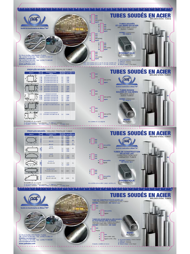 ERW Tubes Catalog | PDF