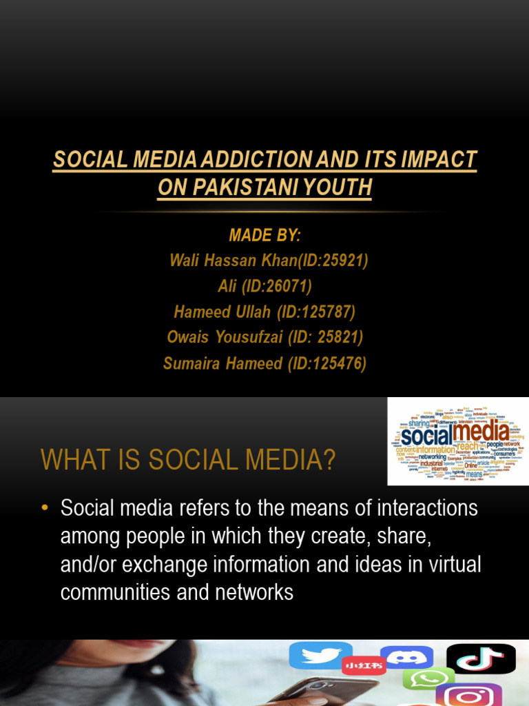 Social Media Addiction and Its Impact On Pakistani 1 | Download Free ...