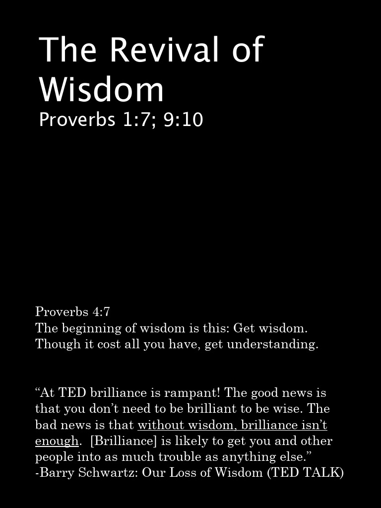 Proverbs 12 Revival of Wisdom | PDF | Book Of Proverbs | Wisdom