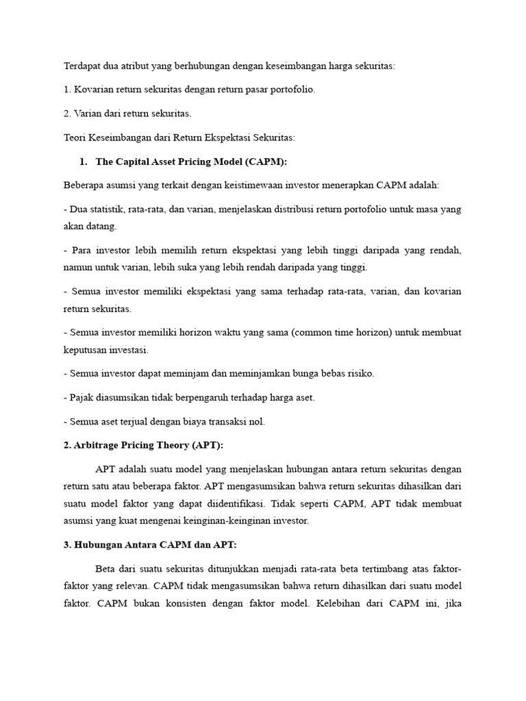Asset Pricing and Financial Statement Information | PDF
