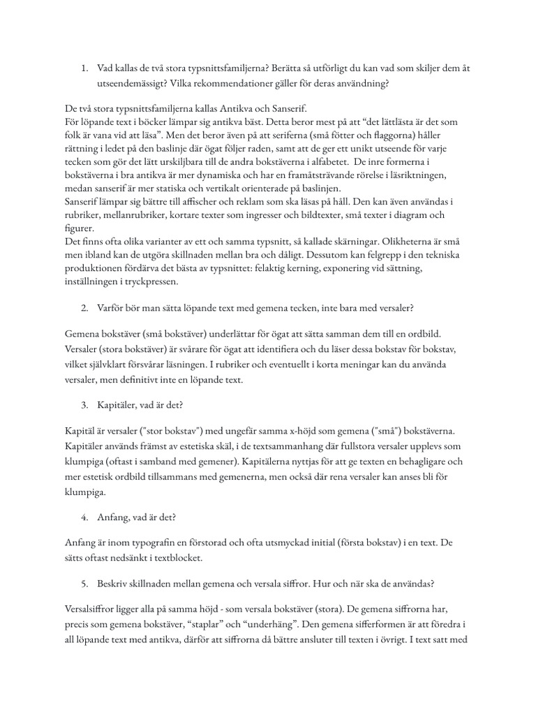 Typografi | PDF