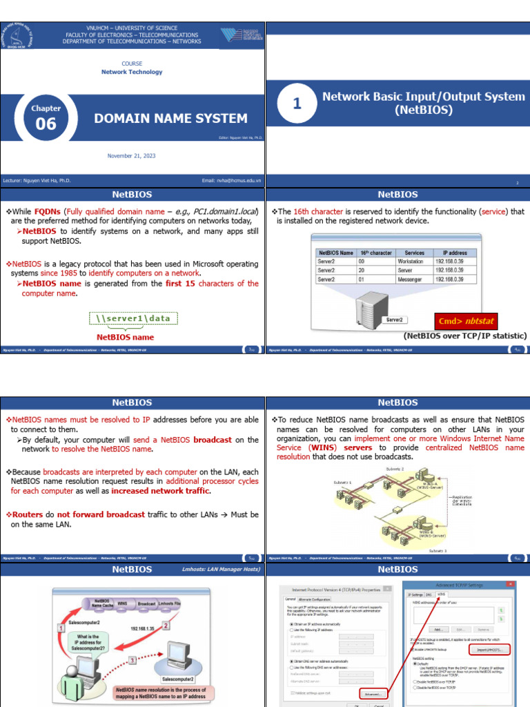 Chapter6 - DNS | PDF | Domain Name System | Computer Network