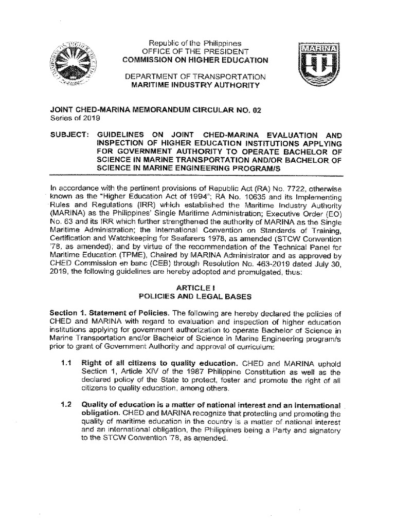 Joint Memorandum Circular No 02 Series Of 2019 Pdf