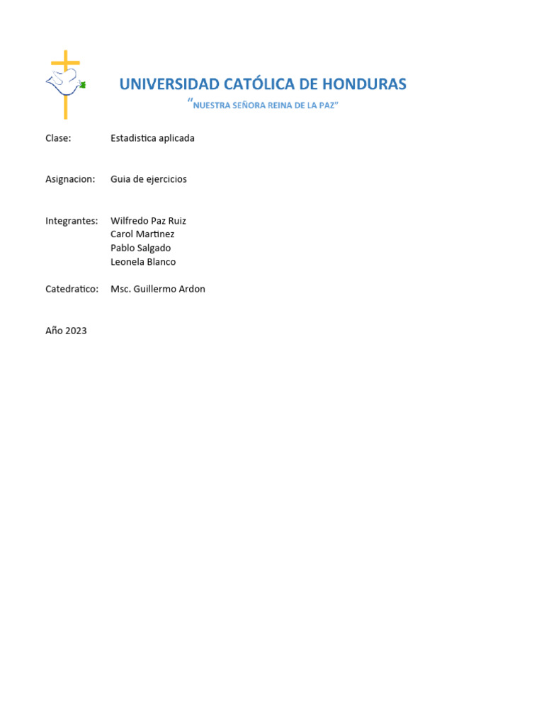 Ejercicios Guia 2 Grupal | PDF