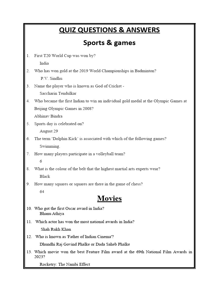 QUIZ Questions | PDF | Travel
