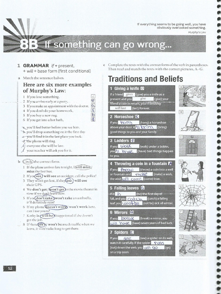 Workbook Unit 8b | PDF