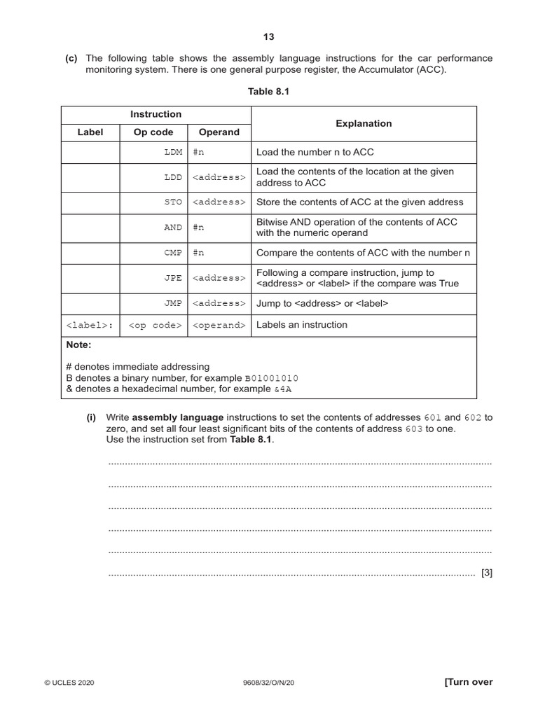 Assembly Language Instructions Guide | PDF | Assembly Language ...