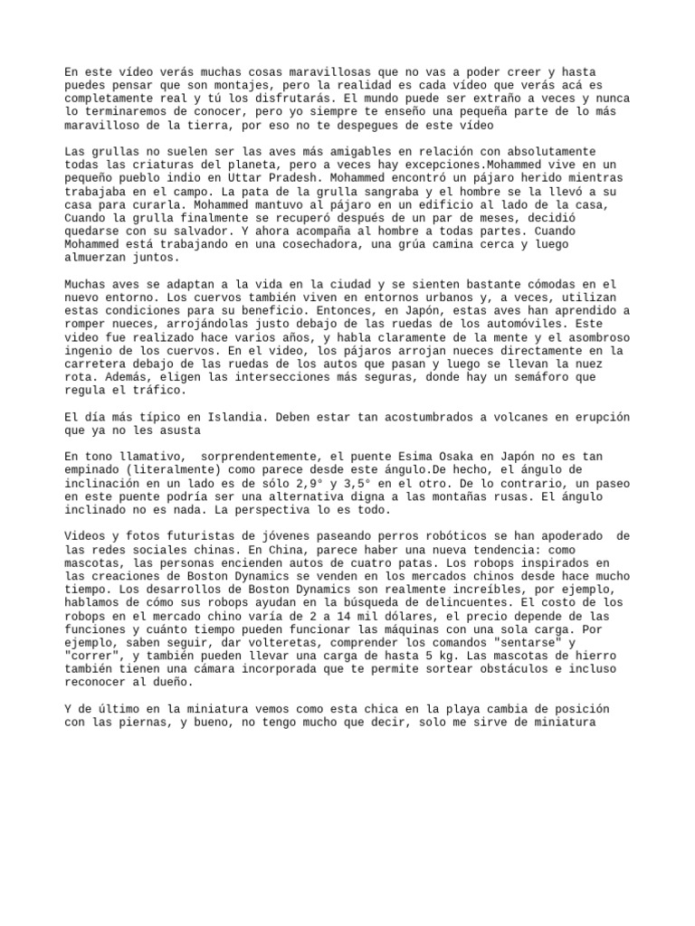 6 Cosas Increíbles Captadas en Cámara Parte 2 | PDF