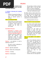 Methods of Acquiring Knowledge | PDF | Intuition | Scientific Method