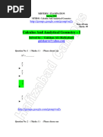 Mth101 Midterm Past Papers | PDF | Calculus | Mathematical Analysis