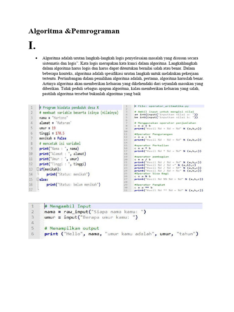 Panduan Lengkap Algoritma dan Pemrograman Python | PDF | Komputer | Teknologi & Rekayasa
