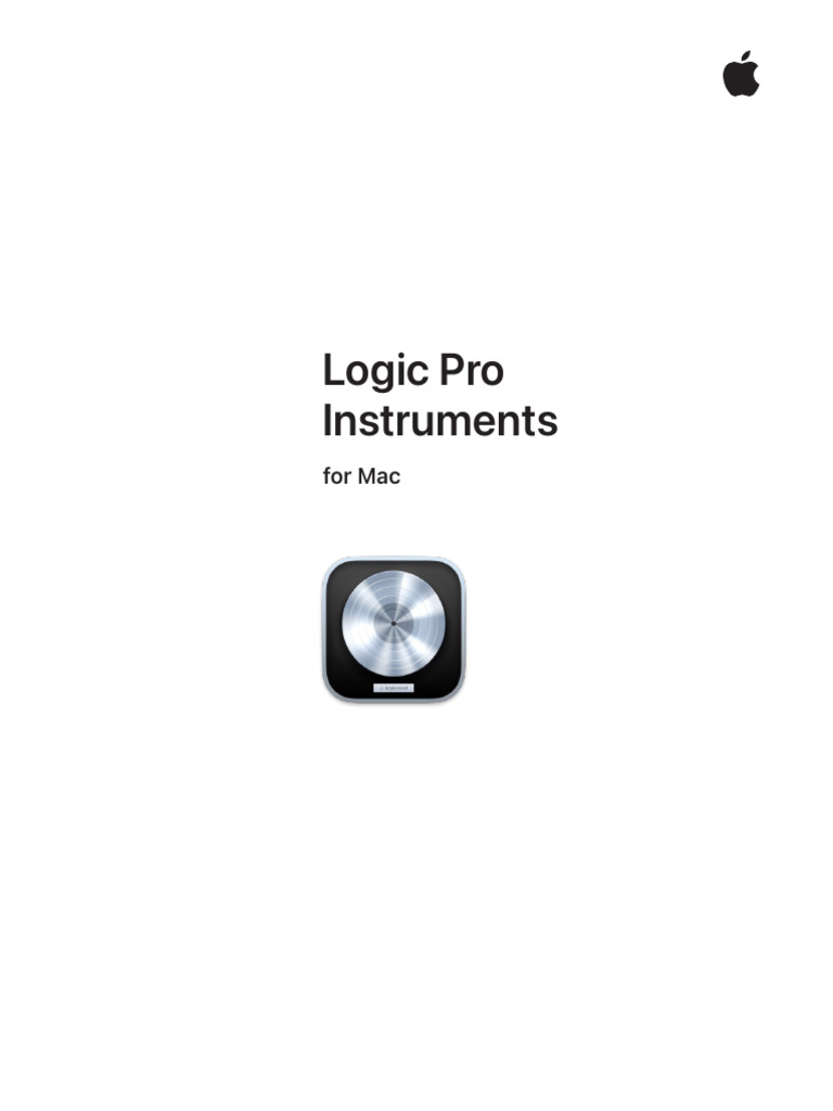 Logic Pro Mac Instruments User Guide | PDF | Synthesizer | Computer File