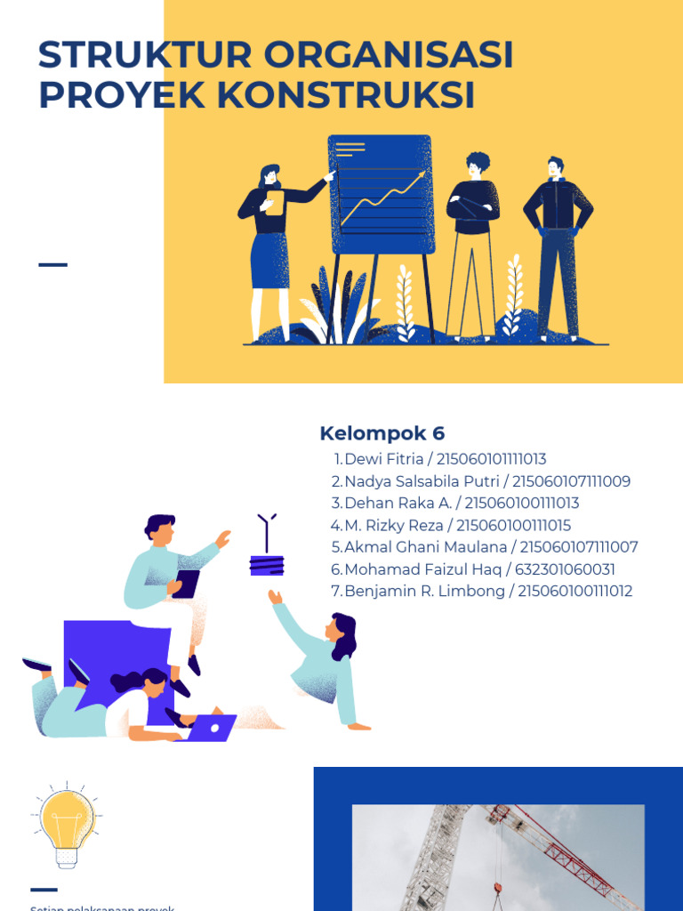 Struktur Organisasi Kelompok 6 - Manajemen Proyek A | PDF Struktur Organisasi Kelompok 6 - Manajemen Proyek A | PDF
