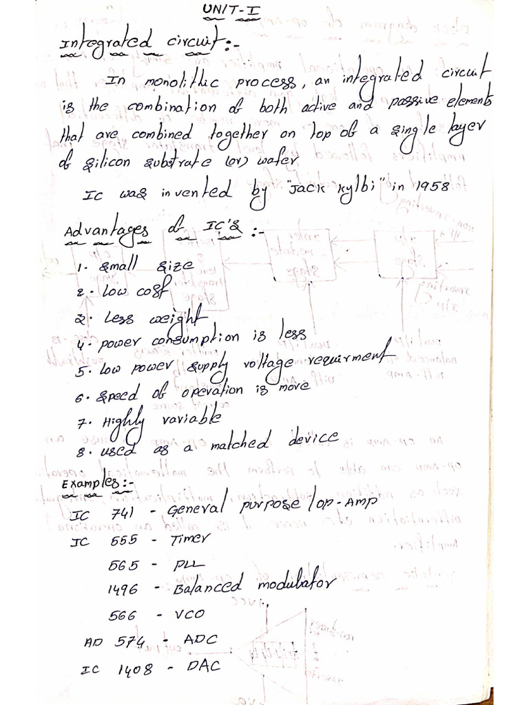 IC Applications Unit 1 | PDF