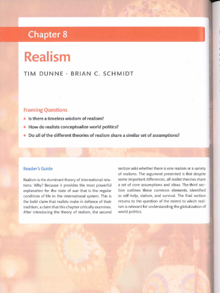 Realism | PDF