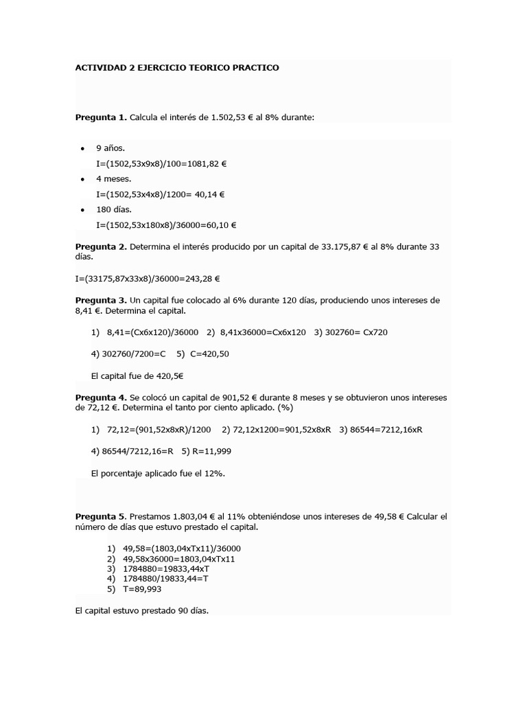 Actividad 2 Ejercicio Teorico Practico | PDF