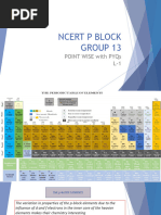 P Block Group 13,14 Marked NCERT For JEE 2023 | PDF