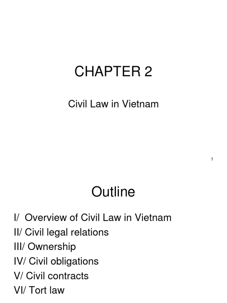8. Introduction to Law - Topic 2 - Part 1 - Overview of Civil Law- bản ... 8. Introduction to Law - Topic 2 - Part 1 - Overview of Civil Law- bản ...