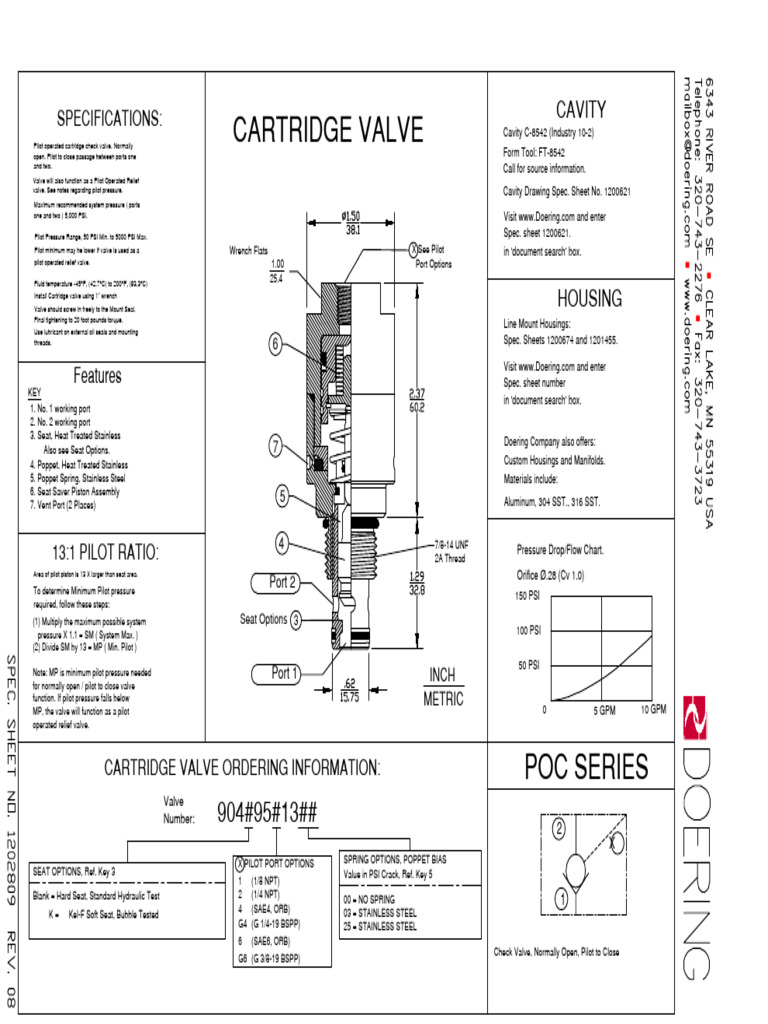 Check Valve Datasheet | PDF