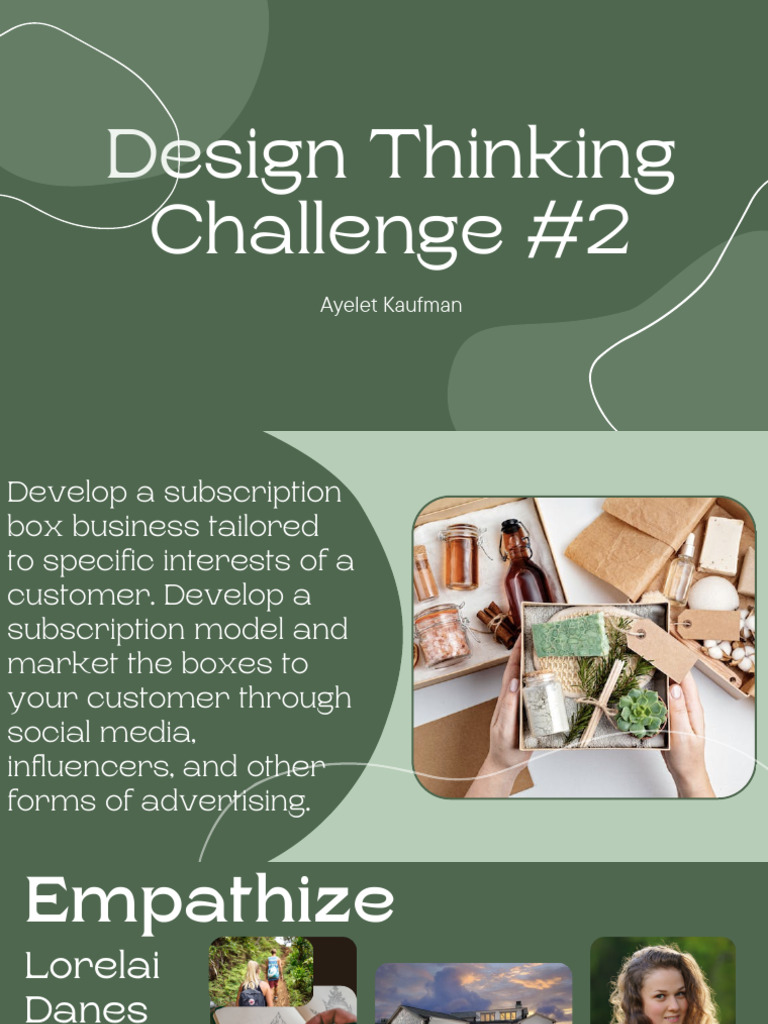 Design Thinking 2 | PDF | Subscription Business Model | Mass Media