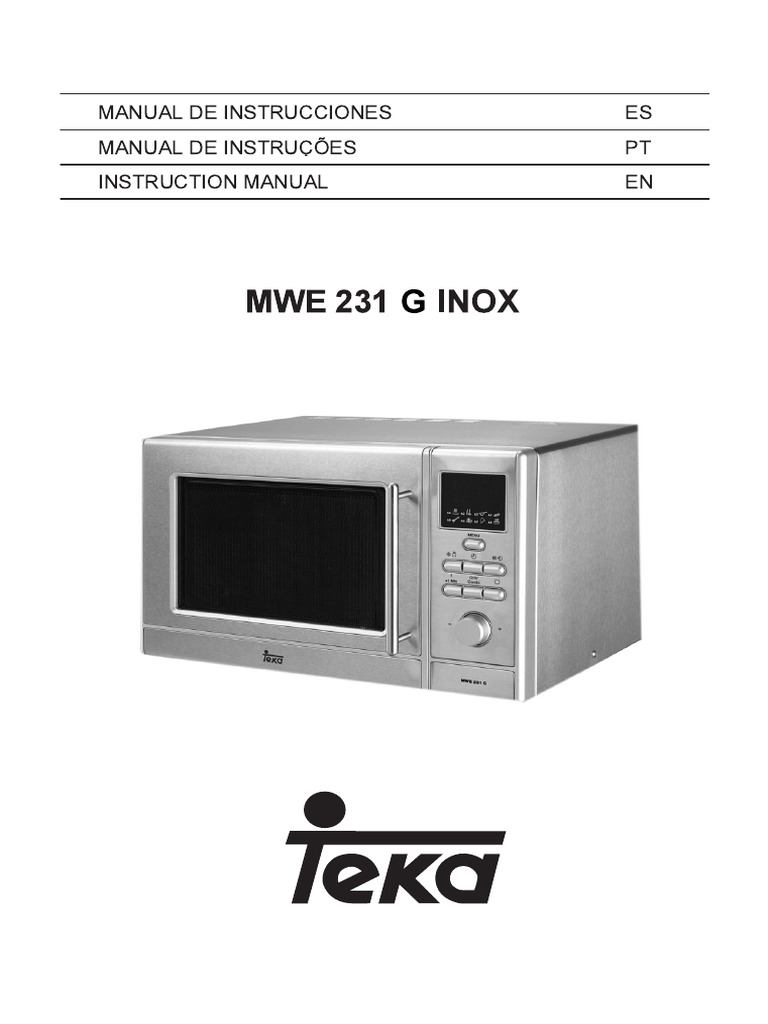 Teka MWE 231 G INOX Microwave | PDF