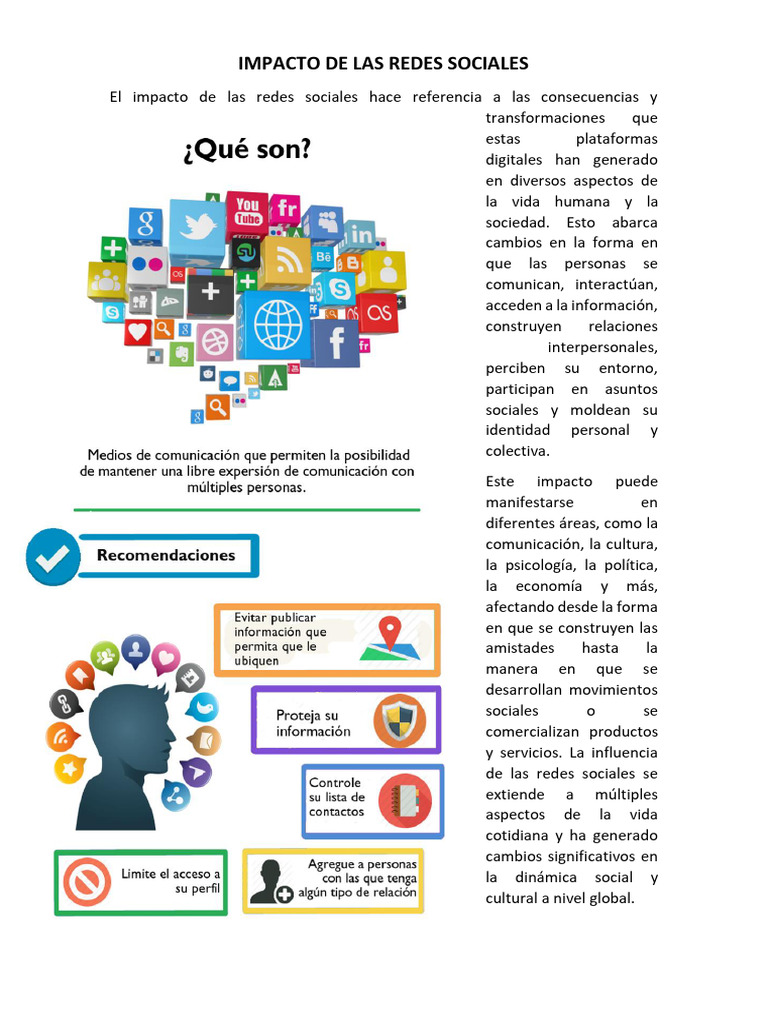 Impacto de Las Redes Sociales ...... | PDF | Servicio de redes sociales | Red social