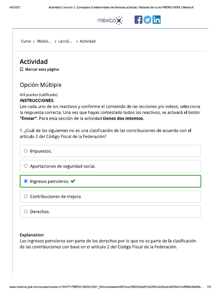 EVALUACIÓN LECCIÓN 2 PBR | PDF