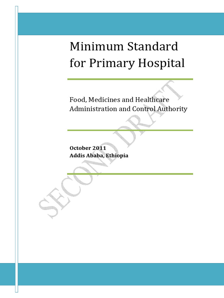 Primary Hospital Minimum Standard Draft Edited Oct 2011 | Download Free ...