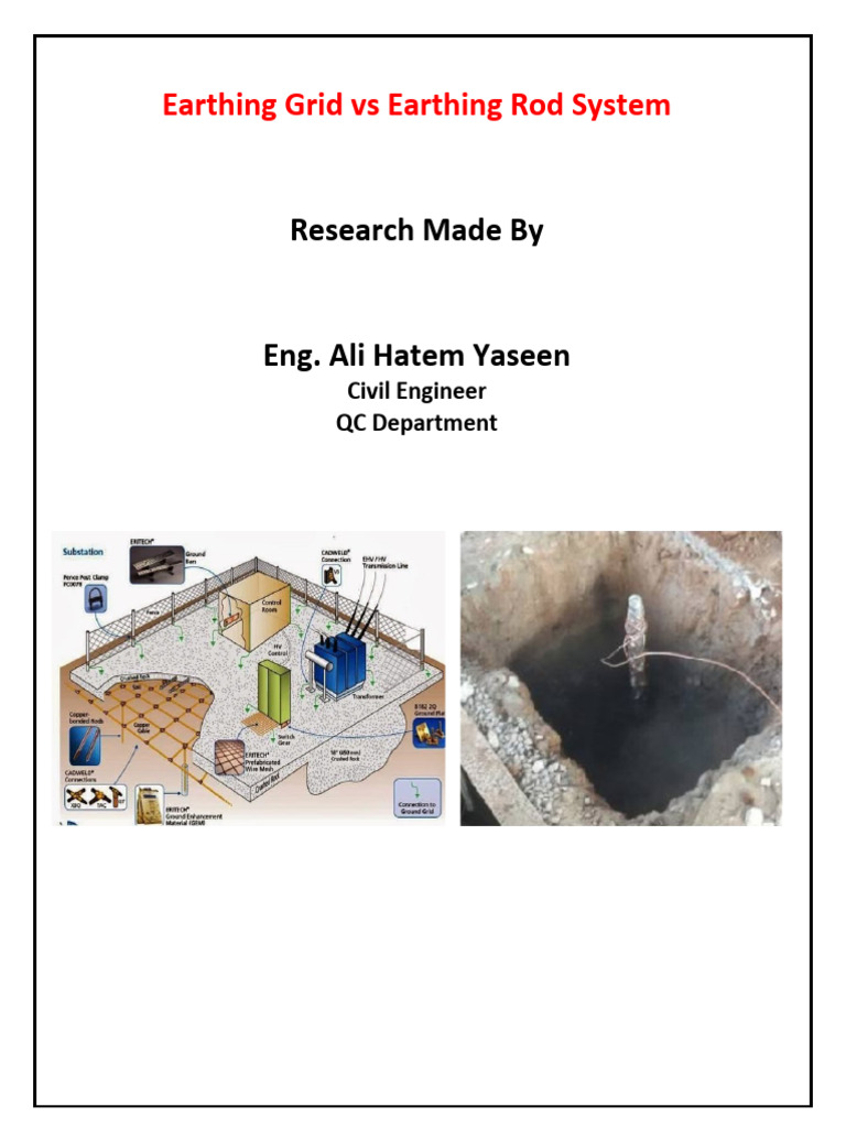 Earthing Grid Vs Earthing Rod System | PDF | Electrical Equipment ...