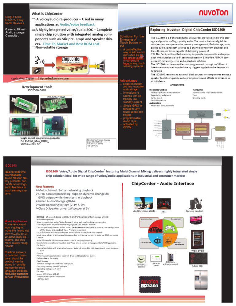 Isd2360 Brochure | PDF | Flash Memory | Computer Architecture