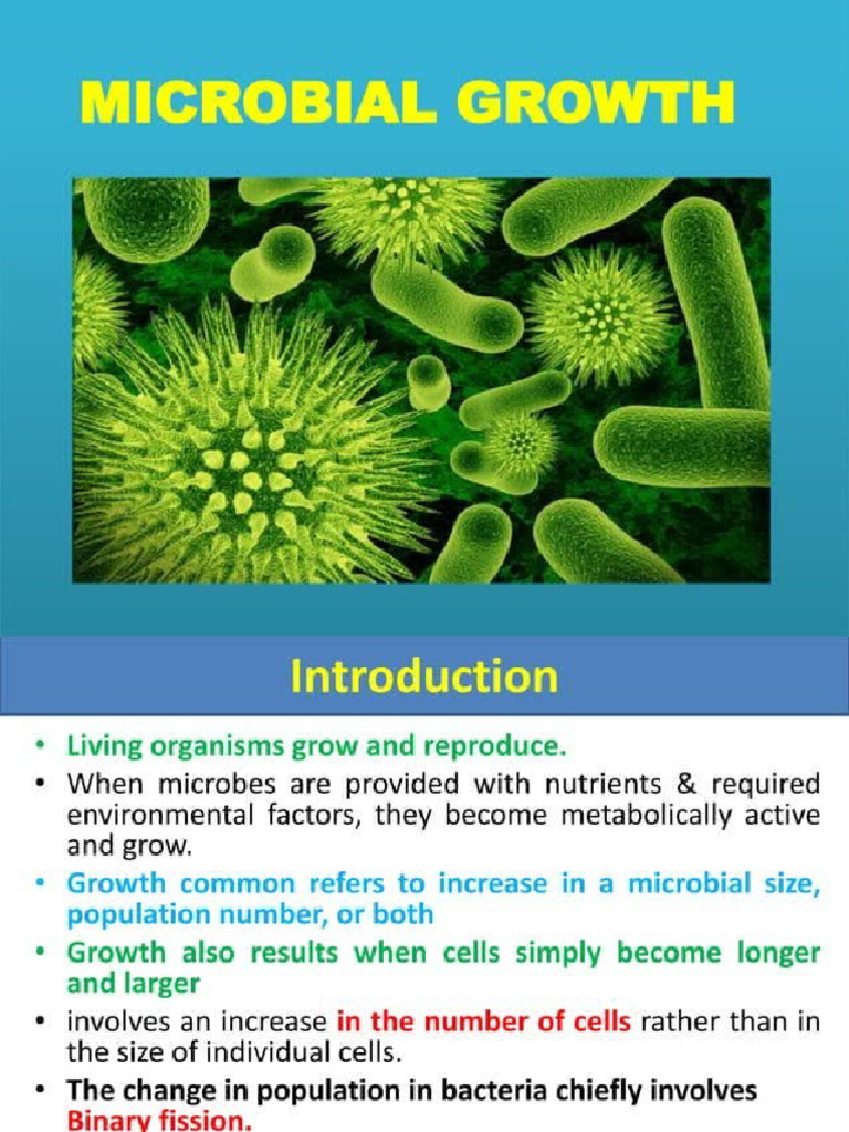 Microbial Growth | PDF