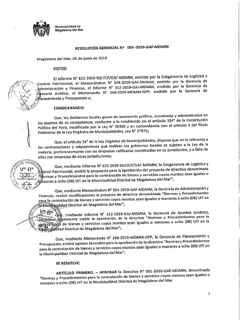 D #001-2019-MDMM-GAF RG #060-2019-GAF-MDMM-2019.06.06 - Contrataciones ...