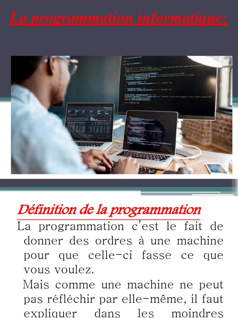 La Programmarion | PDF | Programmation informatique | Langage de ...