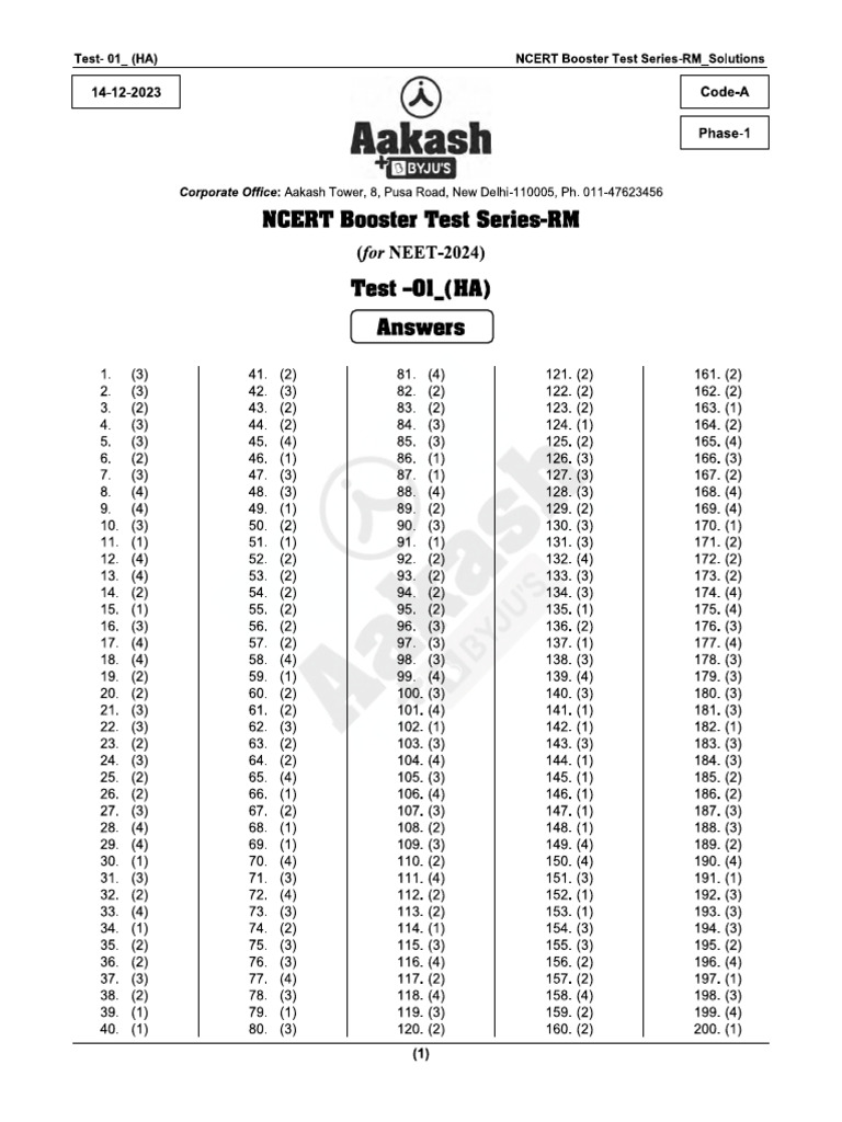 NBTS-01(A)HA_RM(P1)_17-12-2023_Sol-Copy | PDF