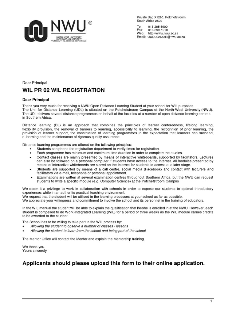 WIL PR 02 - Grade R | PDF | Distance Education | Learning