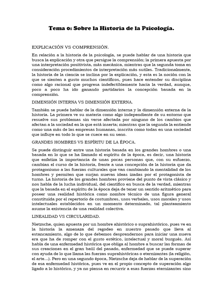 Tema 0 | PDF | Verdad | Sicología