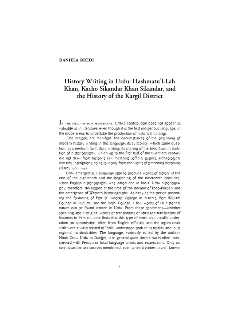 05 Bredi History | PDF