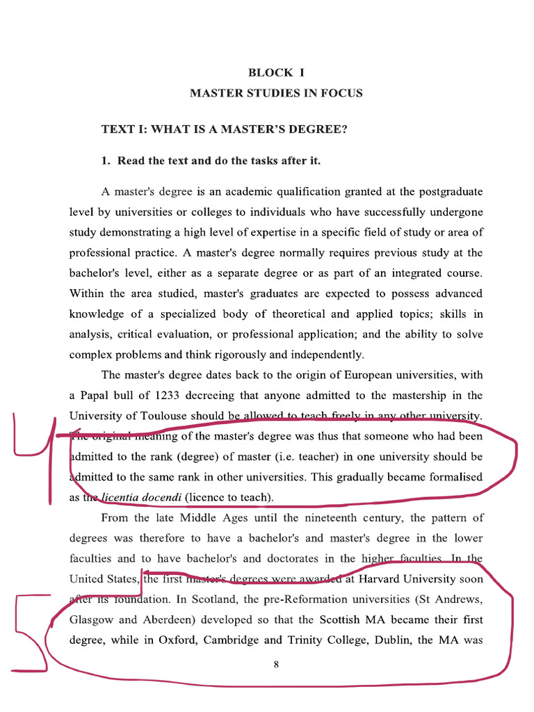 What Is A Master's Degree | PDF
