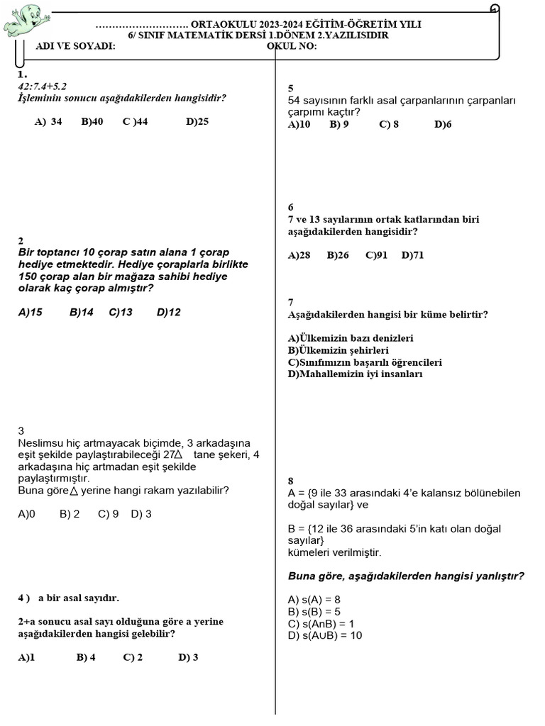 6-Asnf1dnem2 Yazl | PDF