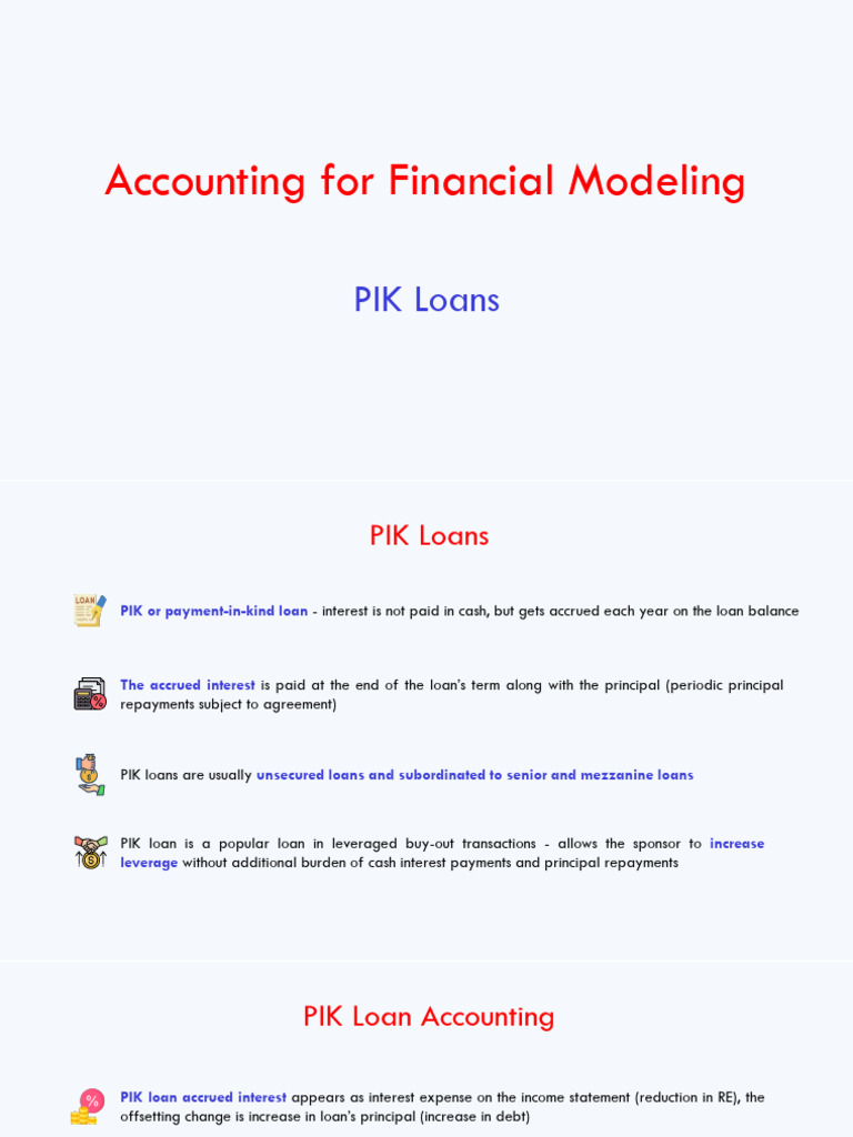 003 PIK-loan | PDF | Loans | Personal Finance